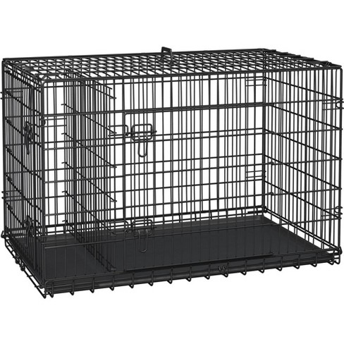Yaheetech 48inch Metal Dog Crate For Small To Medium-sized Dogs, Black ...