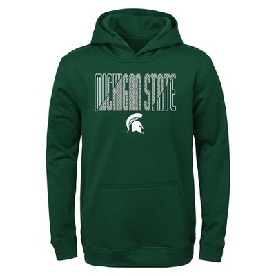 Ncaa Michigan State Spartans Logo Boys' Poly Hooded Sweatshirt - Xs ...