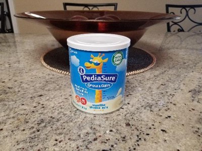 Pediasure Grow & Gain Non-gmo Shake Mix Powder Vanilla - 14.1oz : Target