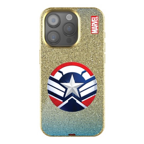 Keyscaper Marvel Avengers Sam Wilson Captain America Grid Bling Cell ...
