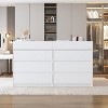 FUFU&GAGA Multi-Function Storage Cabinet, 12 Drawer Kitchen Island with ...