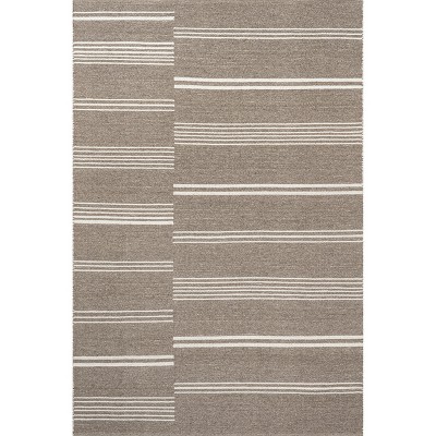 Lauren Liess X Rugsusa - Birchwood Reversible Striped Wool Area Rug, 4 ...