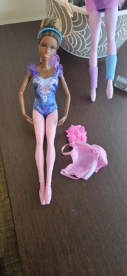 Barbie 12.7" Ballet Room Set With 2 Ballerina Fashion Dolls & Dance ...