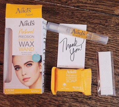 Nad's Natural Precision Eyebrow Wand Waxing Kit - 12ct : Target