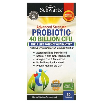 Probiotics 65 Billion Cfu Capsules, Bioschwartz, 30ct : Target