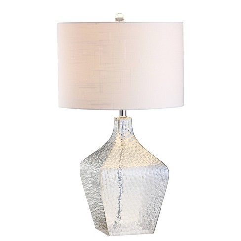 Jonathan Y 26" Glass Jane Table Lamp (includes Led Light Bulb) Clear ...