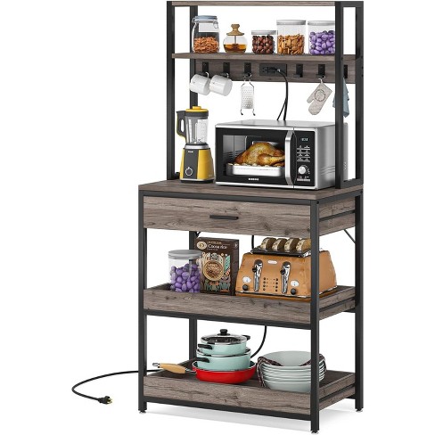Tribesigns 5-tier Freestanding Kitchen Rack Grey : Target