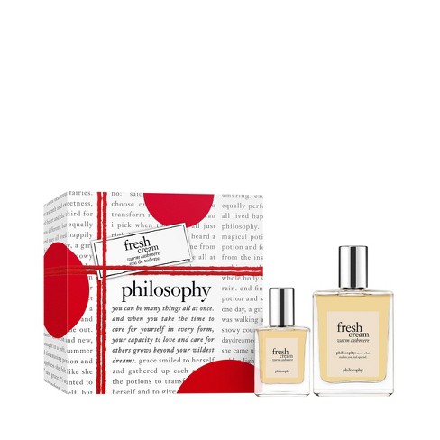 Philosophy Fresh Cream Warm Cashmere Eau De Toilette Holiday Gift Set - 2 Fl Oz + 0.5 Fl Oz/2pc ...