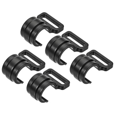 Unique Bargains Tent Pole Clips, Tarp Rod Bracket Plastic Clamp ...