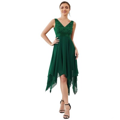 Dark Green Plus Size Evening Dresses Bridesmaid Dresses Ep00207, 20 ...