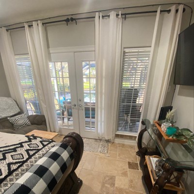 1pc Light Filtering Solid Window Curtain Panel - Threshold™ : Target