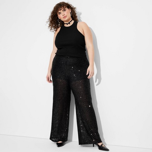 Women's Longline Knit Tank Top - Wild Fable™ Black 3x : Target