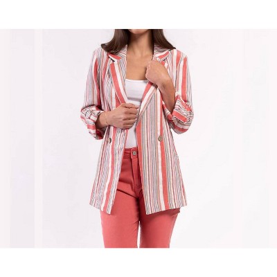 Women's Red Combo Blazer - Coco Y Club : Target