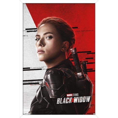 Trends International Marvel Black Widow - Pose Framed Wall Poster ...