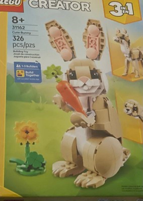 Lego Creator 3 In 1 Cute Bunny Building Toy With 3 Build Options, Bunny ...