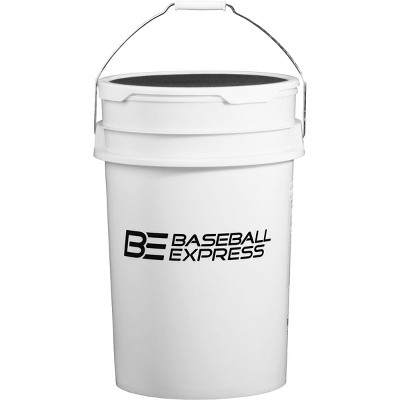 Baseball Express 6-gallon Empty Bucket With Padded Seat, Holds Up To 5 ...
