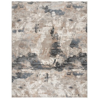 Gertmenian Quattro Paola Modern Abstract Cream Polyester Polypropylene ...