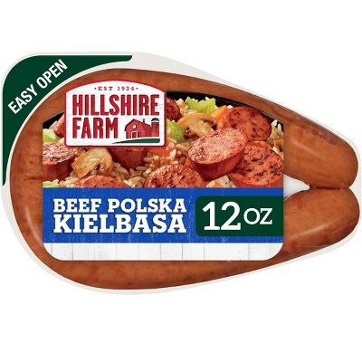 Hillshire Farm Beef Polska Kielbasa Smoked Sausage Rope - 12oz : Target