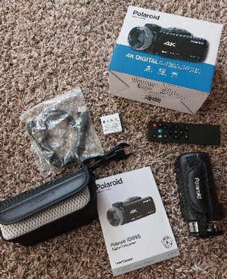 Polaroid 4k 18x Zoom Touch Screen Wi-fi Camcorder : Target