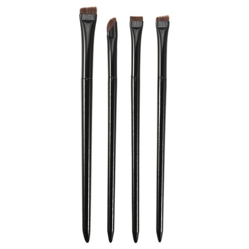 Unique Bargains Makeup Brushes Sets Black 4 Pcs : Target