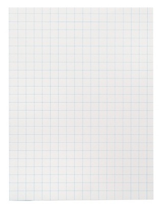 School Smart Graph Paper, 1/2 Inch Rule, 9 X 12 Inches, White, 500 ...
