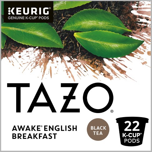 Tazo Awake Black Tea Caffeinated Keurig K-cup Pods - 22ct : Target