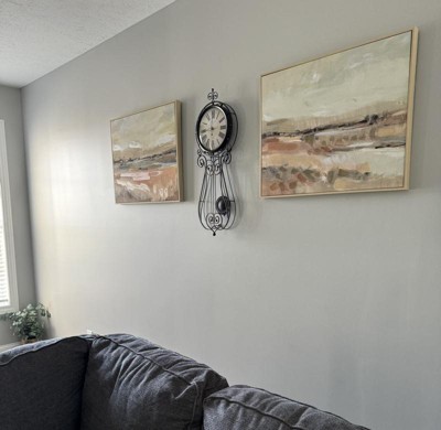 (set Of 2) 24" X 30" Faded Landscape Framed Wall Canvases Natural ...