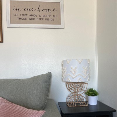 Boho Rattan Kids' Table Lamp - Pillowfort™ : Target