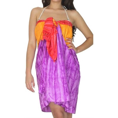 La Leela Women's Wraps Summer Long Pareos Vacation Skirt Bathing Suit ...