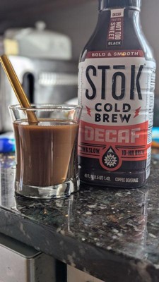 Stok Decaf Unsweetened Cold Brew Coffee - 48 Fl Oz : Target