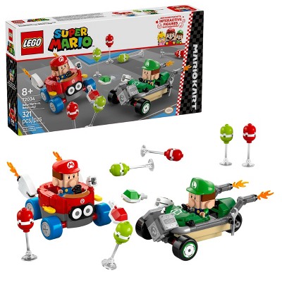 LEGO Super Mario: Mario Kart Baby Mario vs. Baby Luigi - 72034 : Target