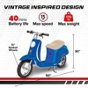 Razor Pocket Mod Miniature Euro 24v Electric Kids Ride On Retro Moped ...