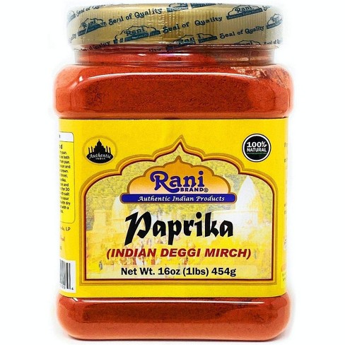 Paprika (deggi Mirch) Ground - 16oz (1lb) 454g - Rani Brand Authentic ...