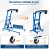 440 LBS Foldable Top Side Creeper, 45"-66" Adjustable Mechanic Creeper ...
