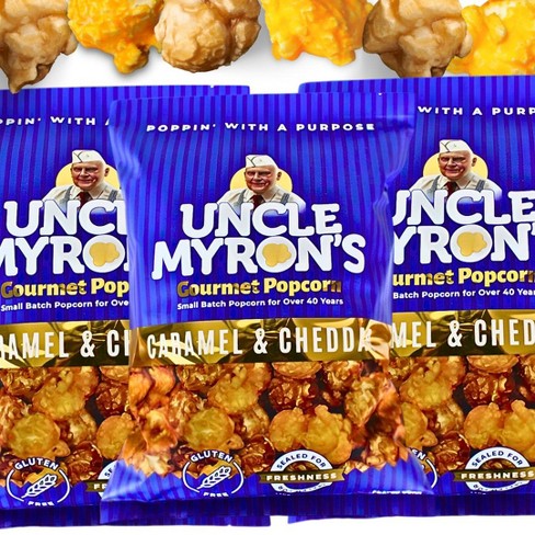 Uncle Myron's Caramel And Cheddar Mix Popcorn - 3 Pk : Target