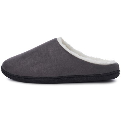 Alpine Swiss Yukon Mens Genuine Suede Shearling Slip On Moccasin ...