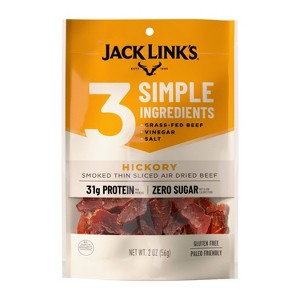 Jack Link's Hickory Smoked Air Dried Jerky Steak Strips - 2oz : Target