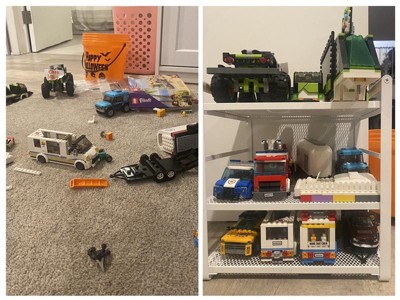 Metal 3-tier Adjustable Shelf Box Organizer White - Brightroom ...