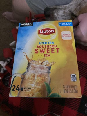 Lipton Southern Sweet Iced Tea Caffeinated Keurig K-cup Pods - 24ct ...