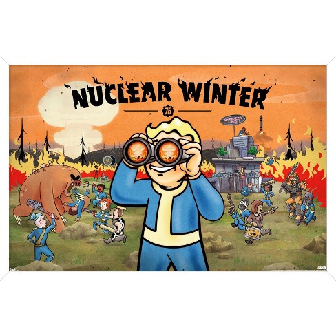 Trends International Fallout - Nuclear Winter Framed Wall Poster Prints ...