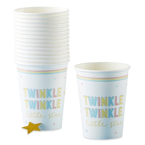 Kate Aspen Twinkle Twinkle 8 Oz. Paper Cups (set Of 64) | 28577na : Target