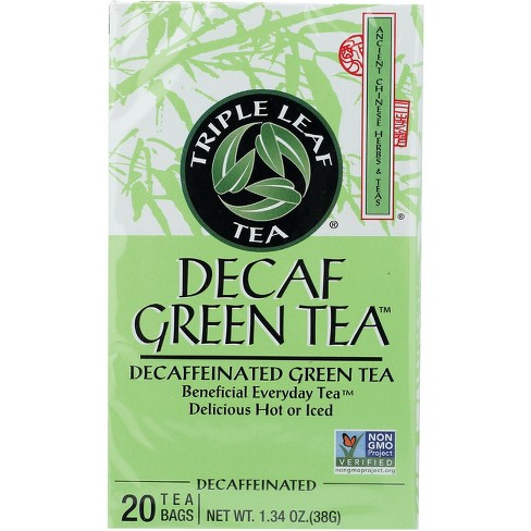 Triple Leaf Tea Decaf Green Tea : Target