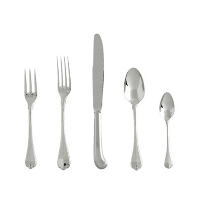 Fortessa Tableware Solutions 20pc Mirrored Jaxson Stainless Steel ...