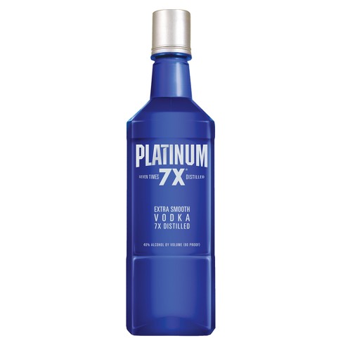 Platinum 7x Distilled Vodka - 750ml Bottle : Target