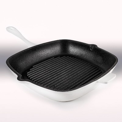 Kitchen Hq Diamond-infused Ceramic Nonstick Cast Iron Square Grill Pan ...