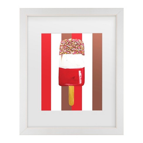 Alice Straker Fab Stripes Matted Framed Art : Target