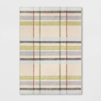 Stripe Outdoor Rug Navy - Threshold™ : Target