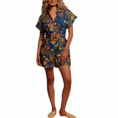 Women's Collared Romper - Shore L : Target