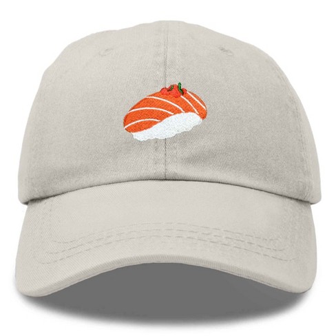 Dalix Salmon Nigiri Embroidered Sushi Cotton Dad Hat Baseball Cap ...