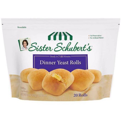 Sister Schubert's Frozen Dinner Rolls - 26oz/20ct : Target